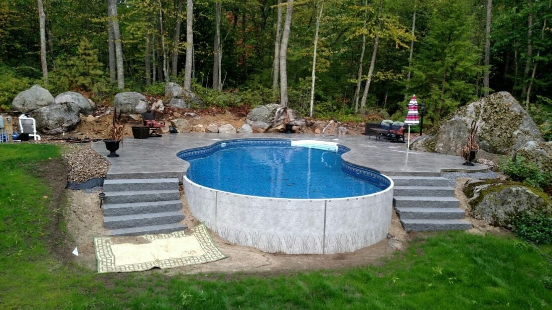29 Terrific Semi Inground Pool Ideas You’ll Admire