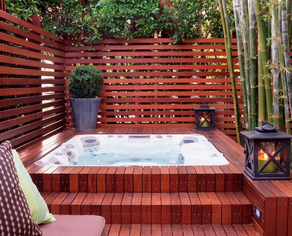 29 Hot Tub Privacy Ideas Thatll Astonish You