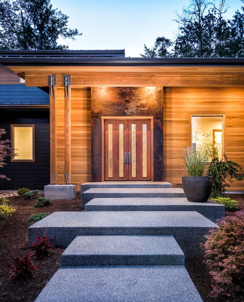 29 Modern Concrete Front Steps Design Ideas for A Nice, Welcoming Walkway 29 Modern Concrete Front Steps Design Ideas for A Nice, Welcoming Walkway